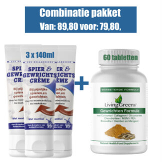 Glucosamine crème bij stijve en gevoelige spieren en gewrichten